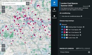 London launches interactive "Cool Spaces" map to help residents beat ...